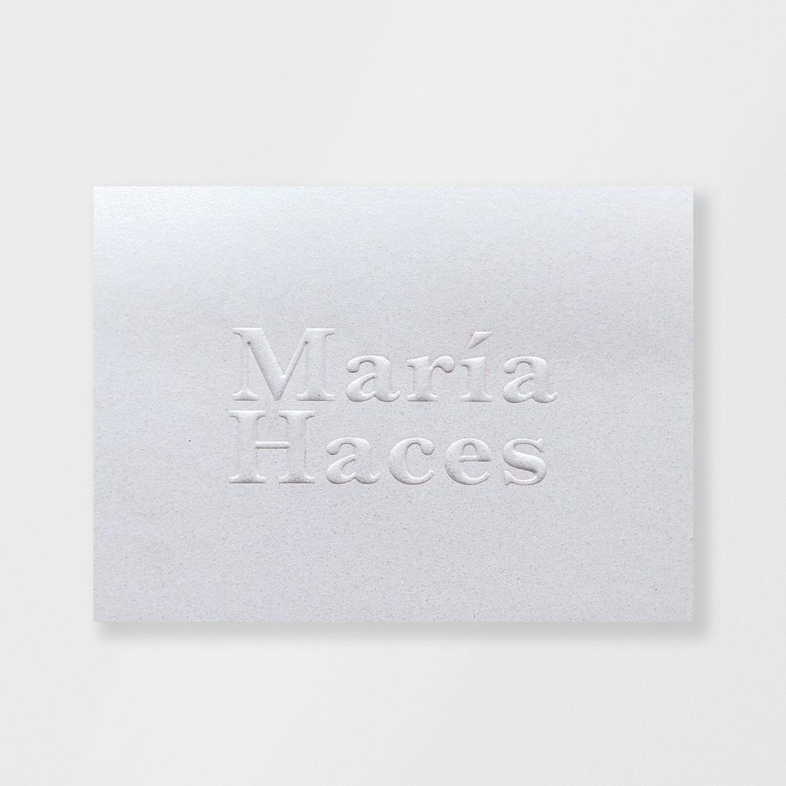 Luxe Embossed Card – Micheline